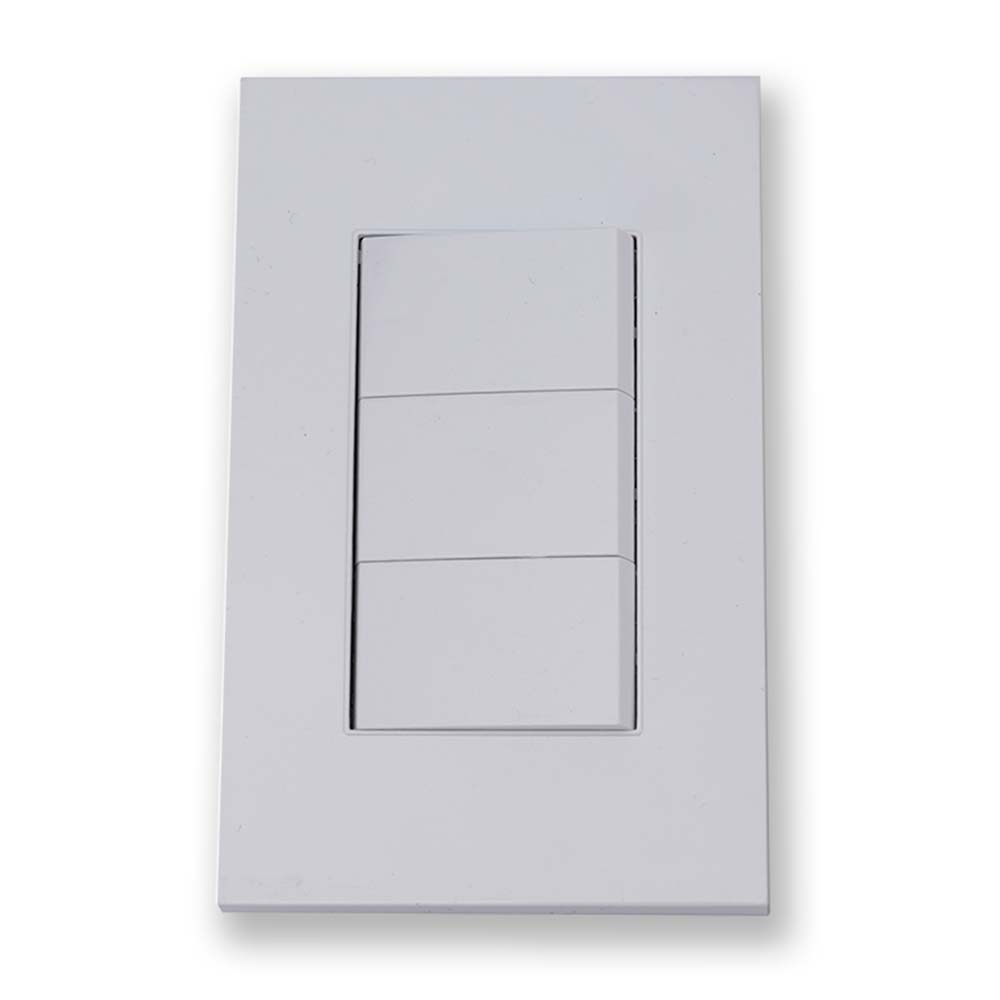 Interruptor Core Triple Blanco - Real Plaza