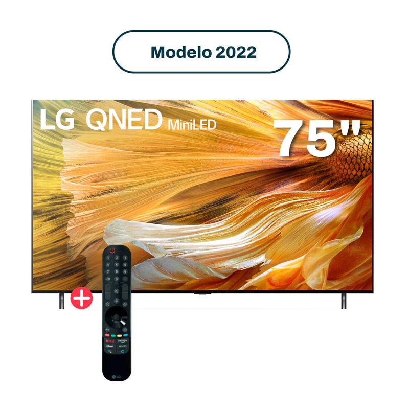 Televisor LG MINI LED 4K ThinQ AI 75" 75QNED90 - Real Plaza