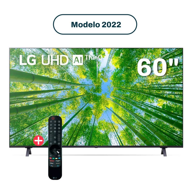 Televisor LG 60" 60UQ8050PSB LED 4K Ultra HD - Real Plaza
