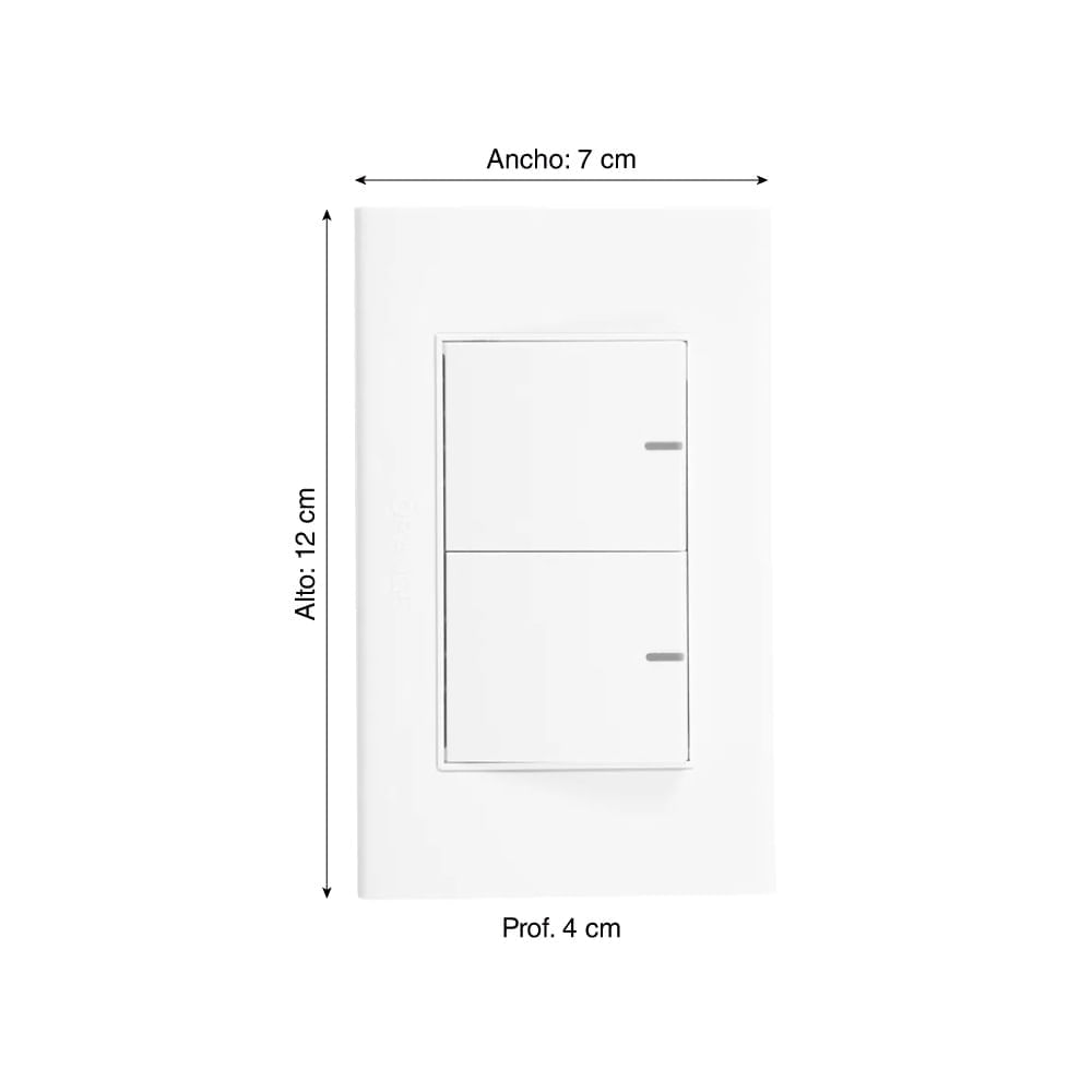 Interruptor Doble Classic - Real Plaza