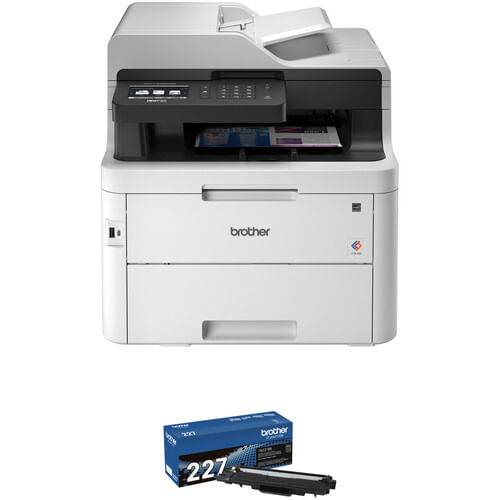Brother MFC-L3750CDW Impresora multifunción LED a color y kit de ...