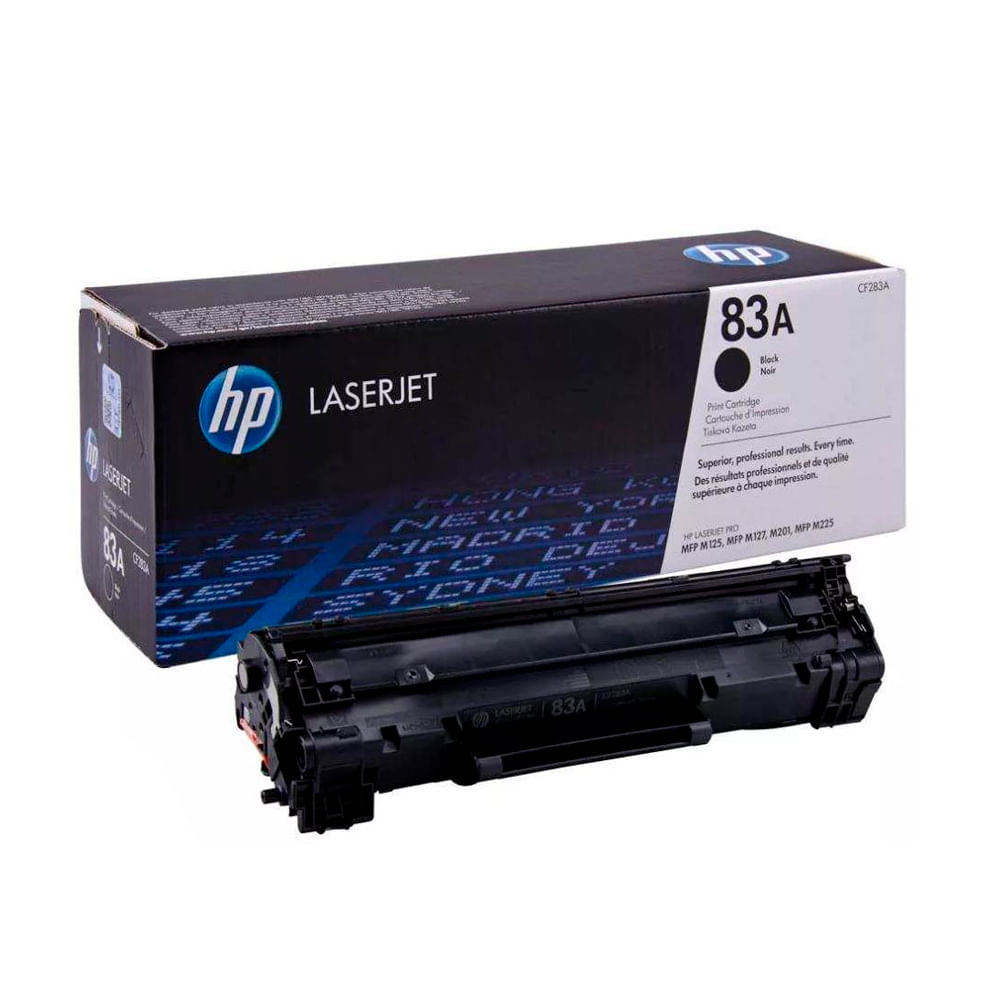 Toner HP 83A Negro LaserJet CF283A Original - Real Plaza