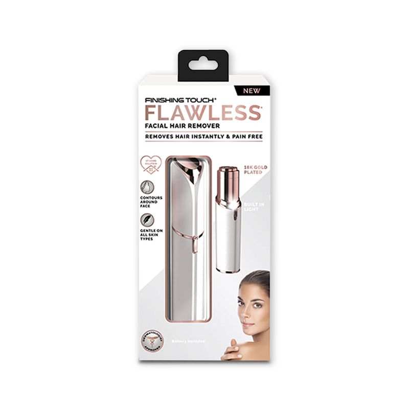 Depiladora de Vello Facial Flawless Preciosa Deluxe Blanco (Doble Anillo) - Real Plaza