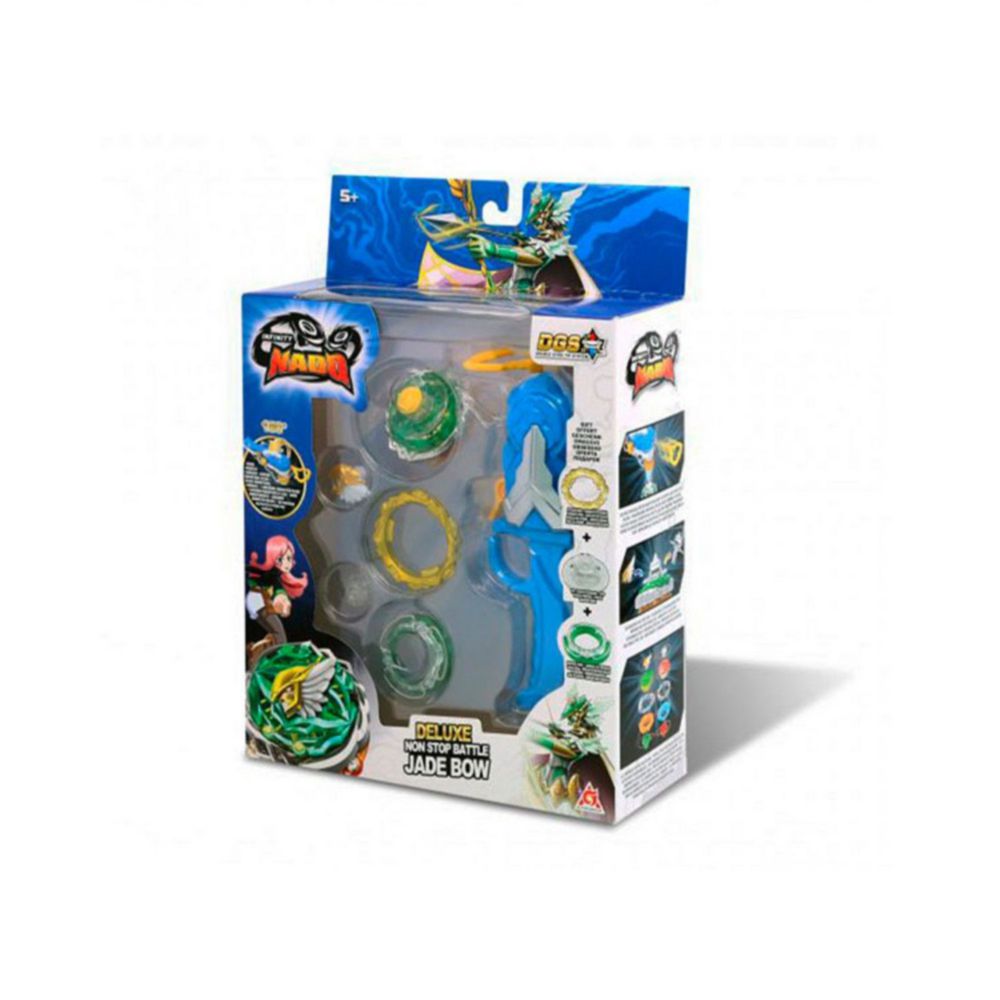Trompo Infinity Nado V Serie Avanzada Jade Bow - Real Plaza
