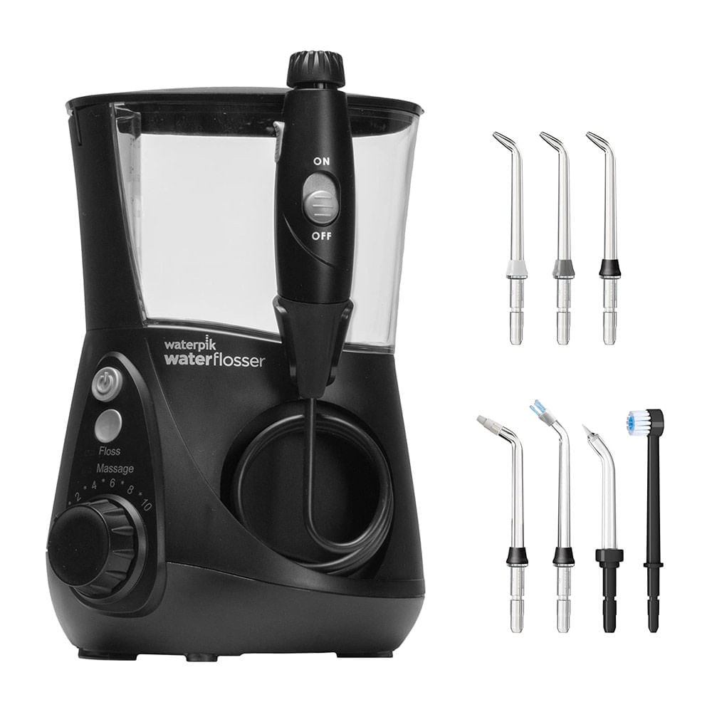 Irrigador bucal eléctrico Waterpik WP-662 10 posiciones, 7 boquillas ...
