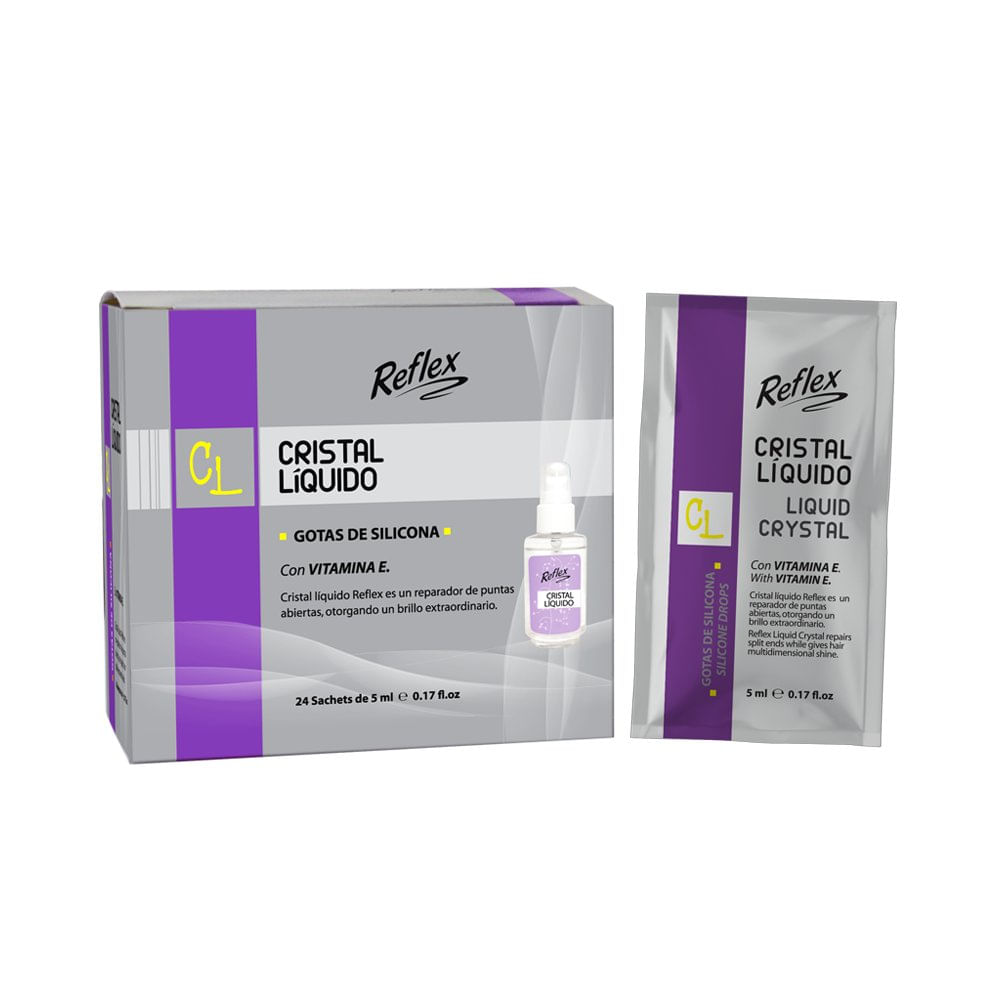 Gotas de Silicona Reflex Cristal Líquido - Caja 24 Sachets - Real Plaza