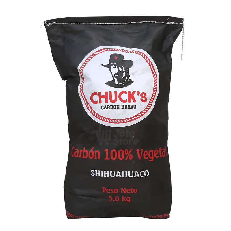 Carbón Vegetal Chuck Bolsa 5kg Carbón Bravo Real Plaza