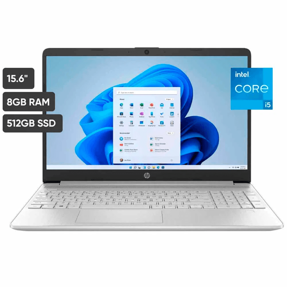 Laptop HP 15-DY2503 15.6'' Intel Core i5 11va generación 8GB 512GB SSD ...