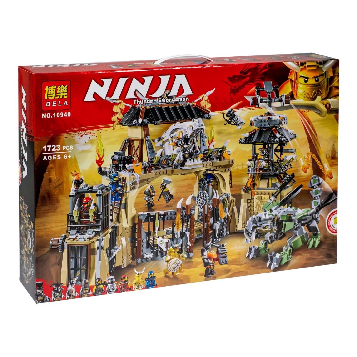Juego Didactico Armable Bela Ninja 1723pcs - 10940BE - Real Plaza
