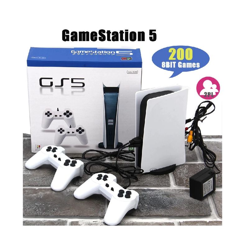 Consola GameStation 5 GS5 con 200 juegos clásicos - Real Plaza