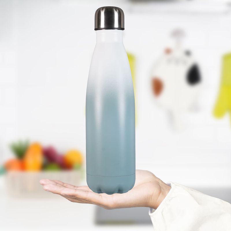 Termo de acero inoxidable de aislado de doble pared color gradiente ...