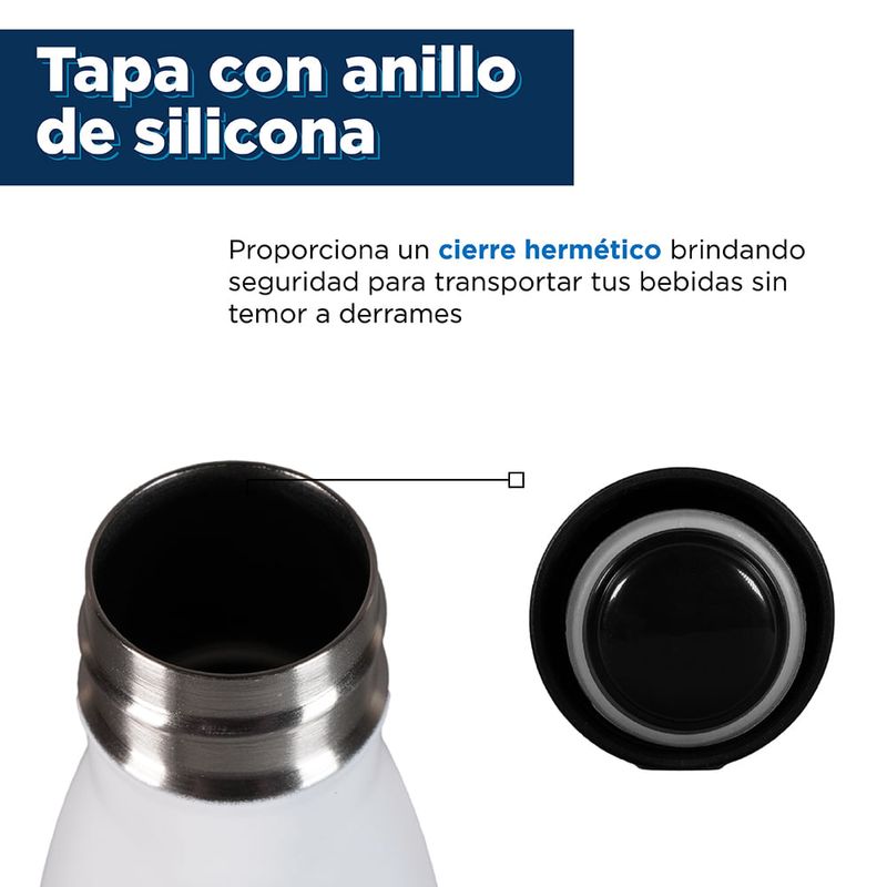 Termo de acero inoxidable de aislado de doble pared color gradiente ...