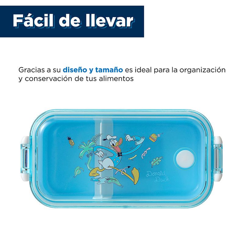 Taper para lunch pato donald mickey mouse collection 2.0 450 ml - Disney