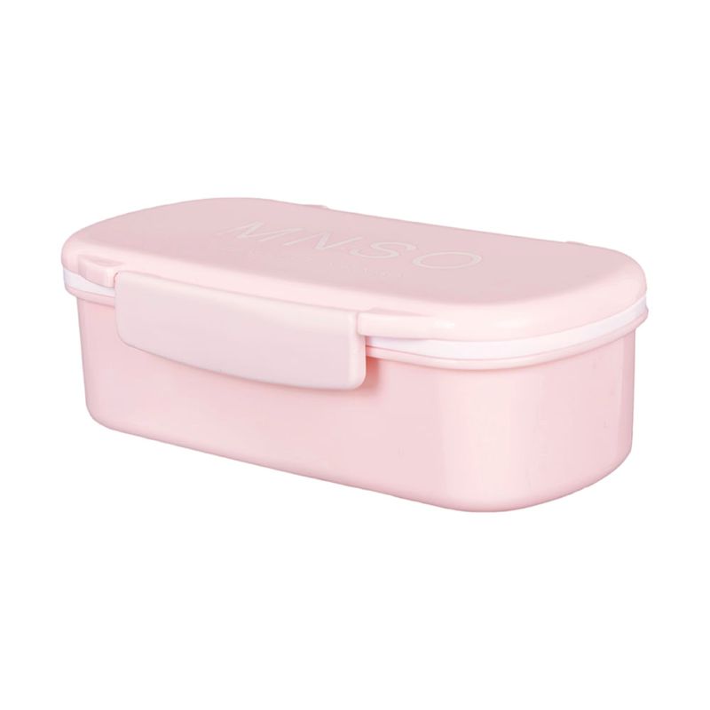 Taper para lunch 510 ml rosa mnso - Miniso - Real Plaza