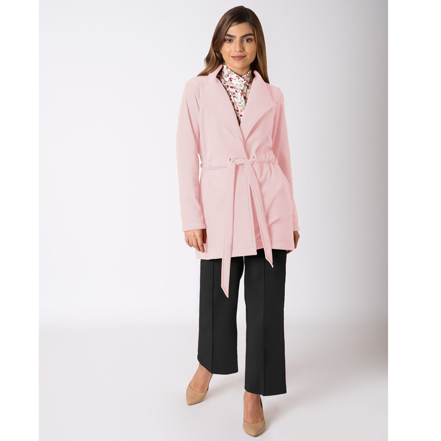 Blazer Lazo Azayu Otoño Palo Rosa Talla L - Real Plaza