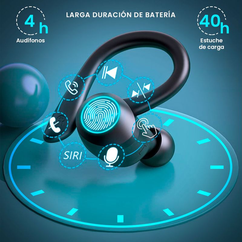 Audífonos Bluetooth Deportivos Power Q25 Pro - Real Plaza