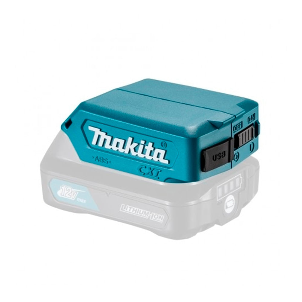 Adaptador Makita ADP08 Usb para Baterías CXT 12Vmax - Real Plaza