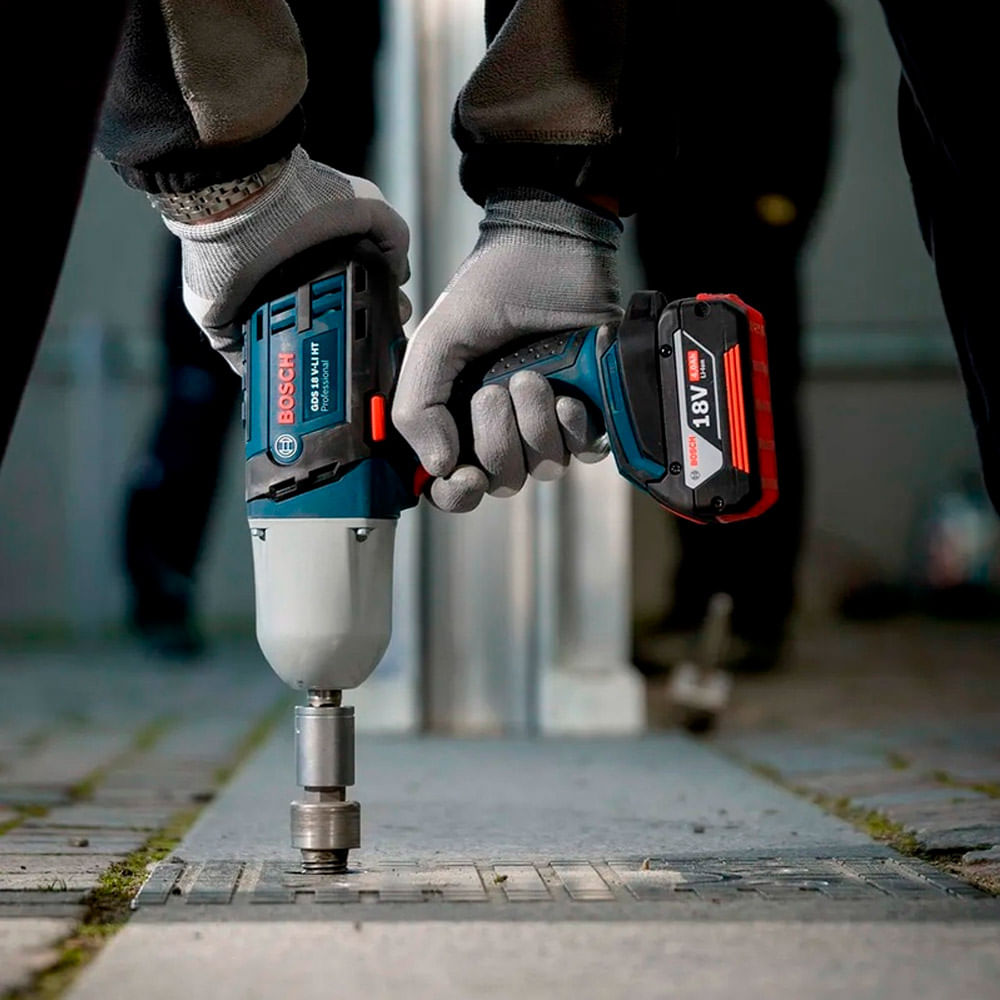 Llave De Impacto Gds 18v Li Ht Bosch 2 Baterías Cargador Real Plaza