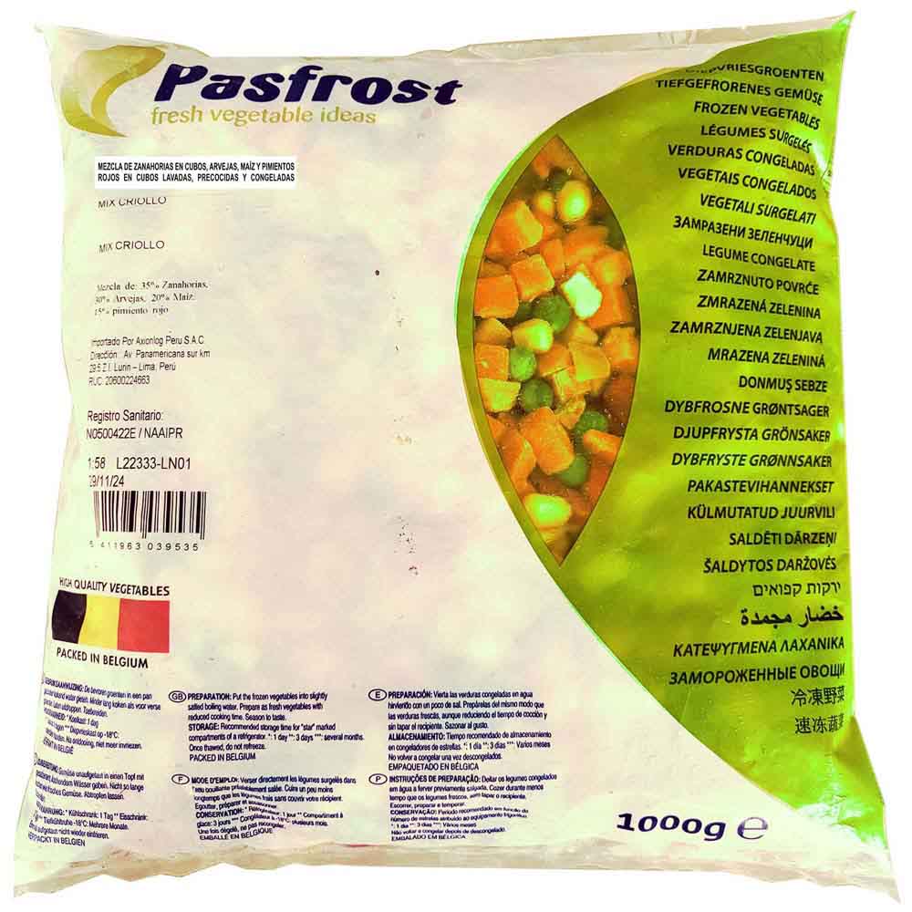 Mix Criollo PASFROST Bolsa 1kg - Real Plaza