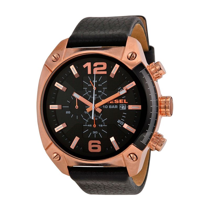 Reloj Diesel DZ4297 Black and Gold Rose Genuino Nuevo - Real Plaza
