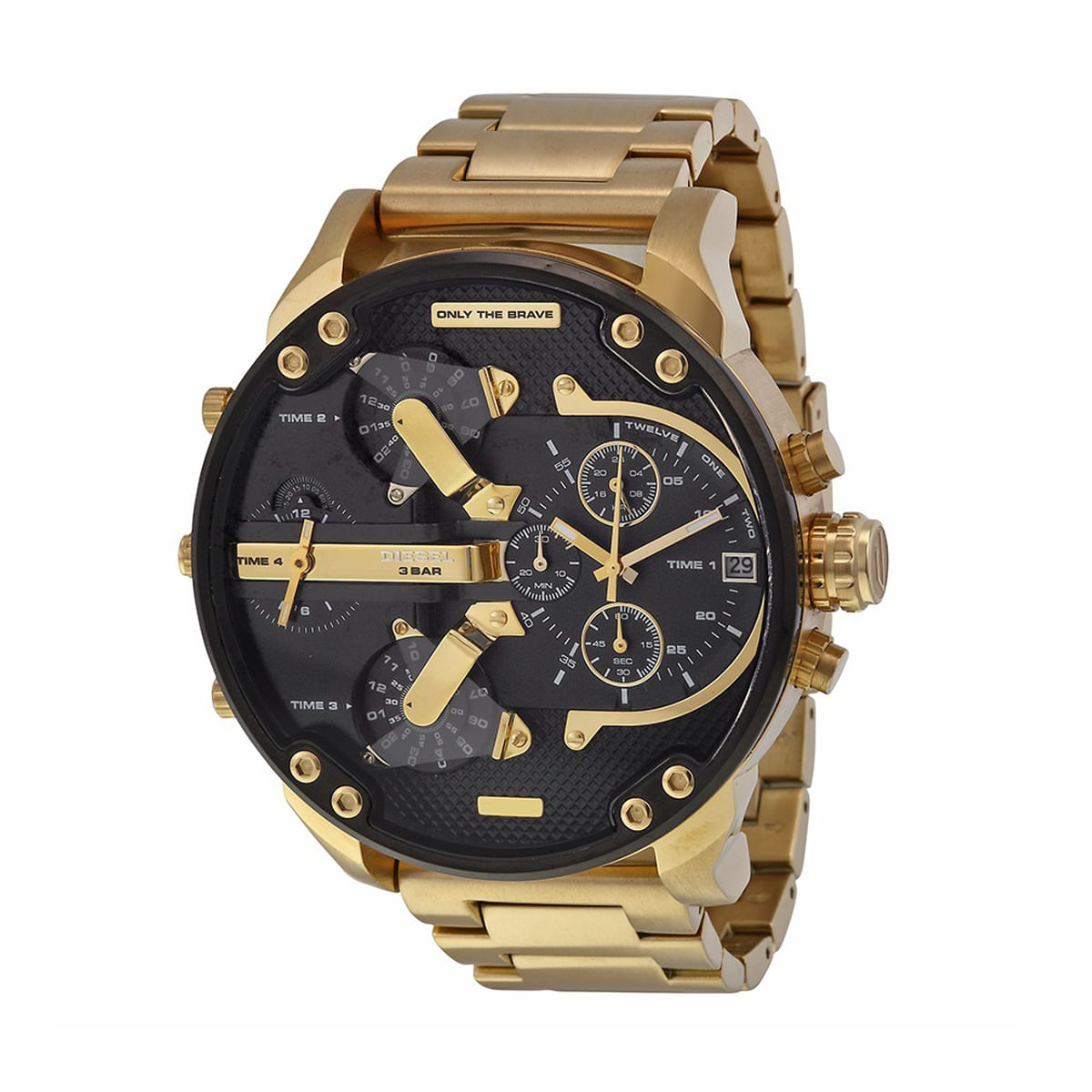 Diesel Mr. Daddy 2.0 Dz7333 Gold and Black Original Nuevo - Real Plaza