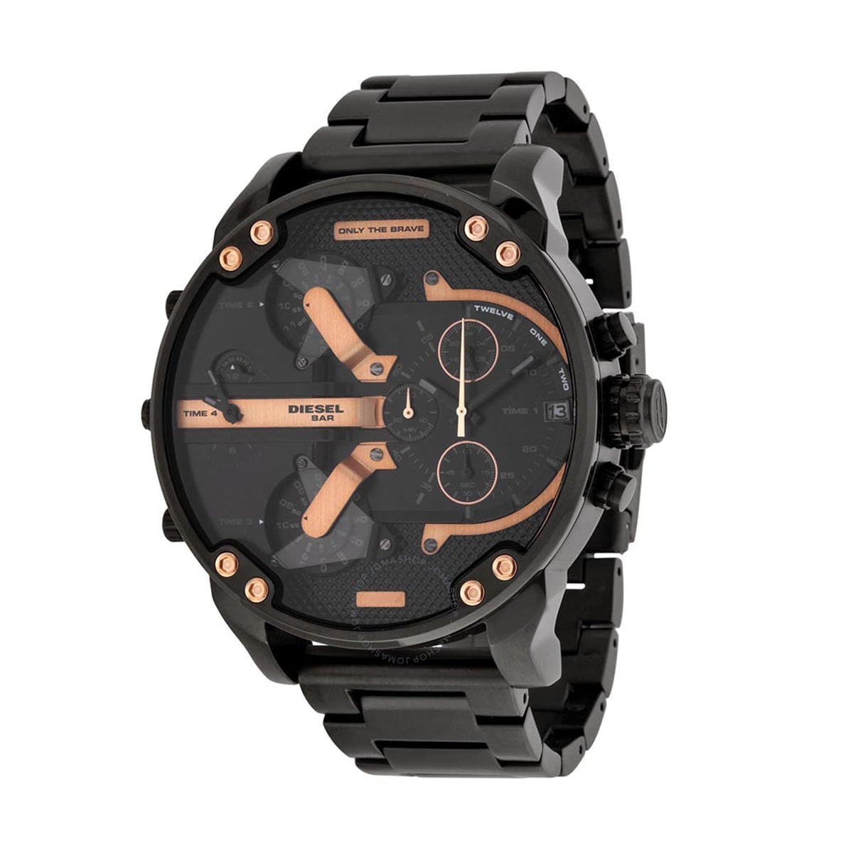 Reloj Diesel Dz7312 Mr. Daddy Black Original Nuevo - Real Plaza