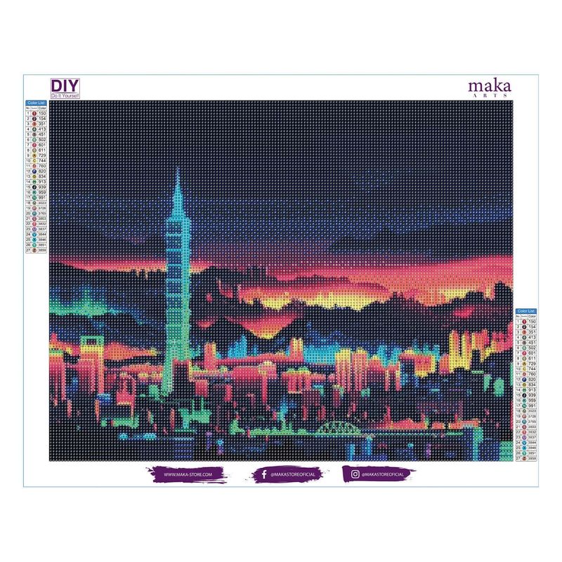 Diamond Paintings Big City Maka - Real Plaza