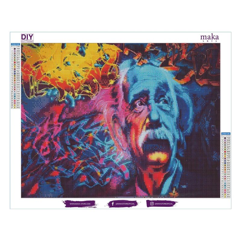 Diamond Paintings Einstein Maka - Real Plaza