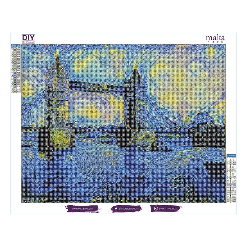Diamond Paintings Starry Bridge Maka - Real Plaza