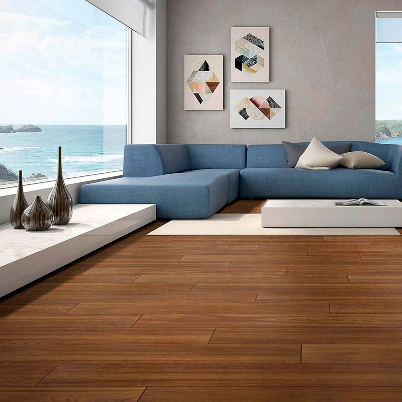 Piso cerámico Garden Cherry Mate 20x122cm 1.46m2 - Real Plaza