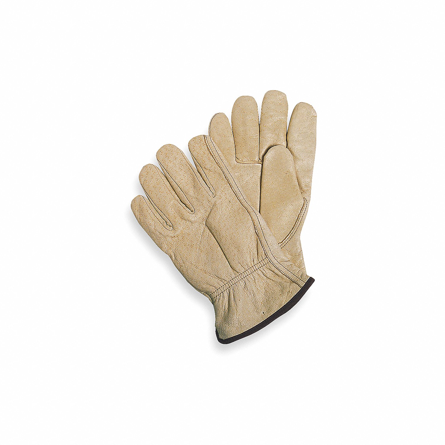 Guantes de cuero D1596 Beige L PR - Real Plaza