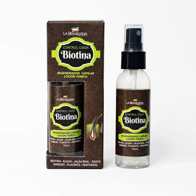 2 Biotina Control Caida- Locion Tonica 60ml - Real Plaza