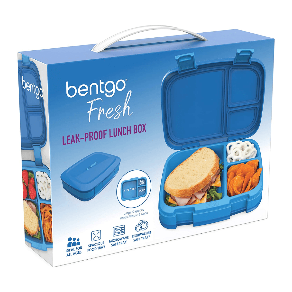 Lonchera Bentgo Fresh Lunch Box Celeste - Adultos - Real Plaza