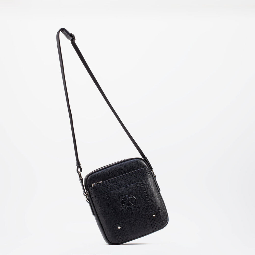 Morral para Hombre Mediano con Logo de Marca Embozado Renzo Costa Mrc ...