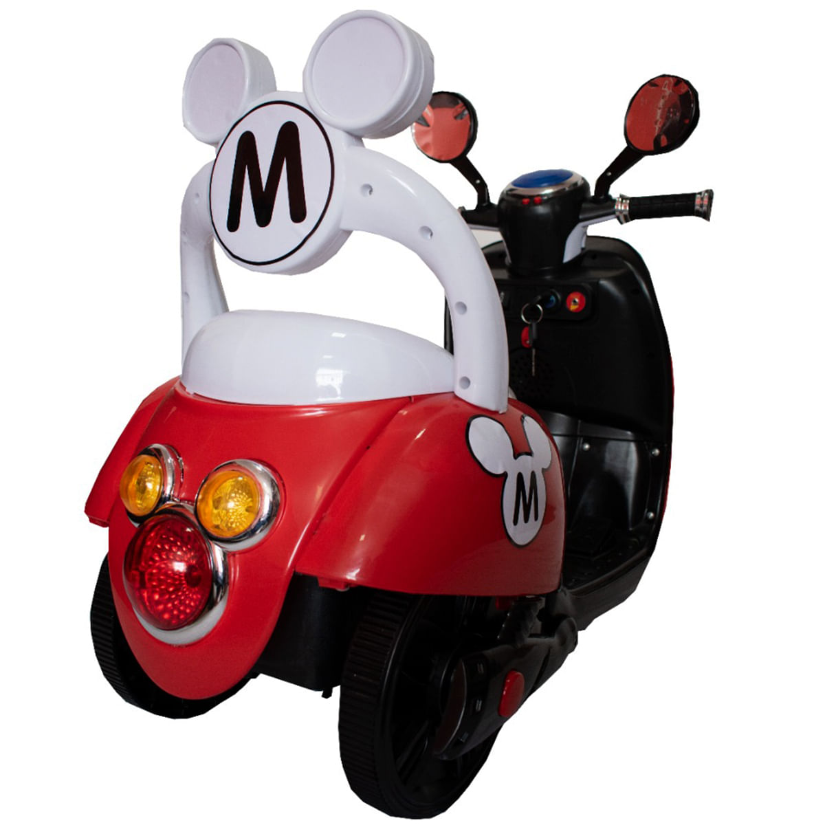 Moto Mickey a Bateria 6V Rojo - Real Plaza