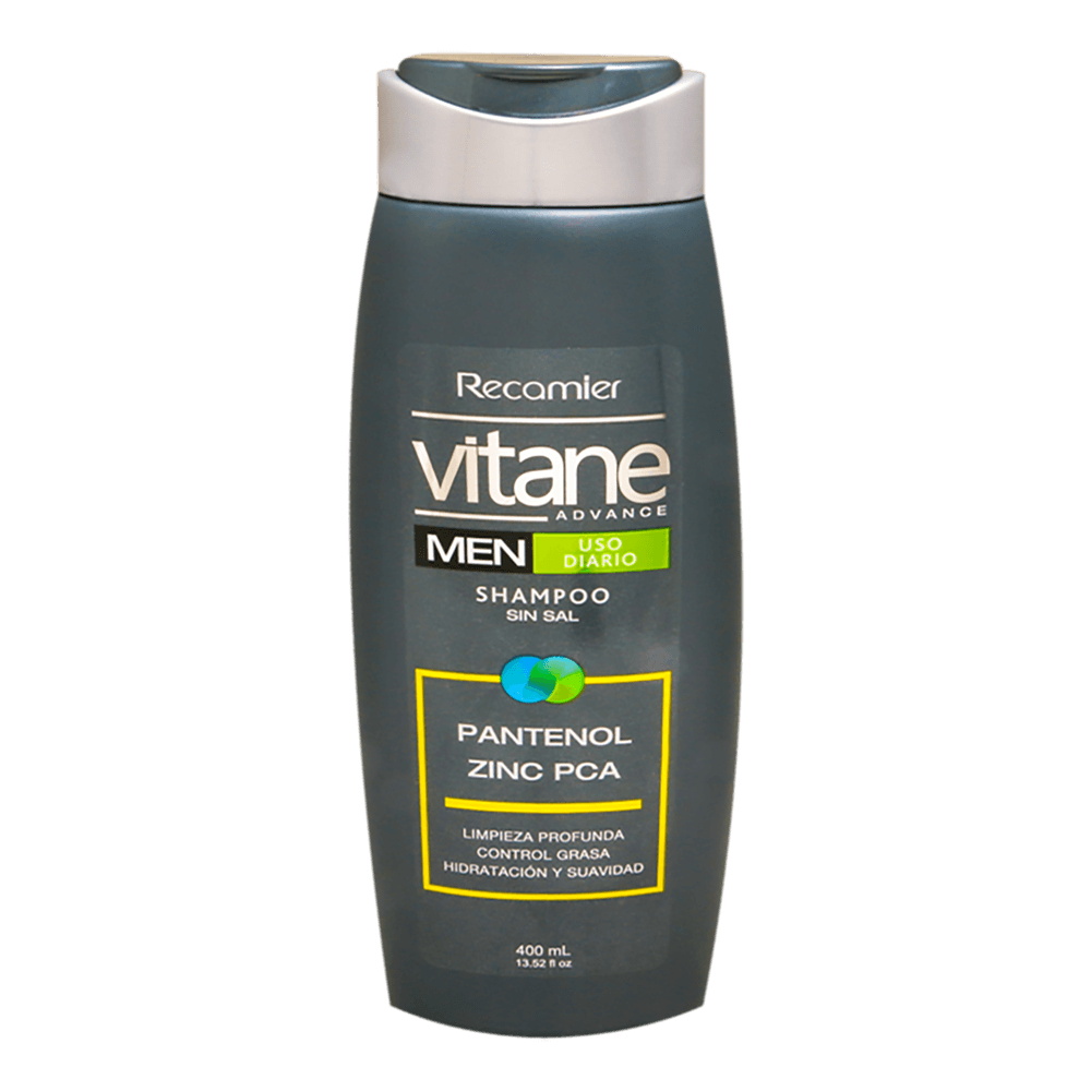 Shampoo Vitane Advance Men Uso Diario - Frasco 400 ML - Real Plaza