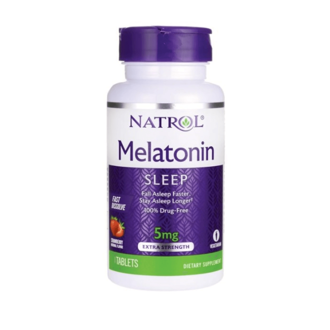 Melatonina 5 mg. Natrol Tabletas de disolución rápida, 250 tabletas ...