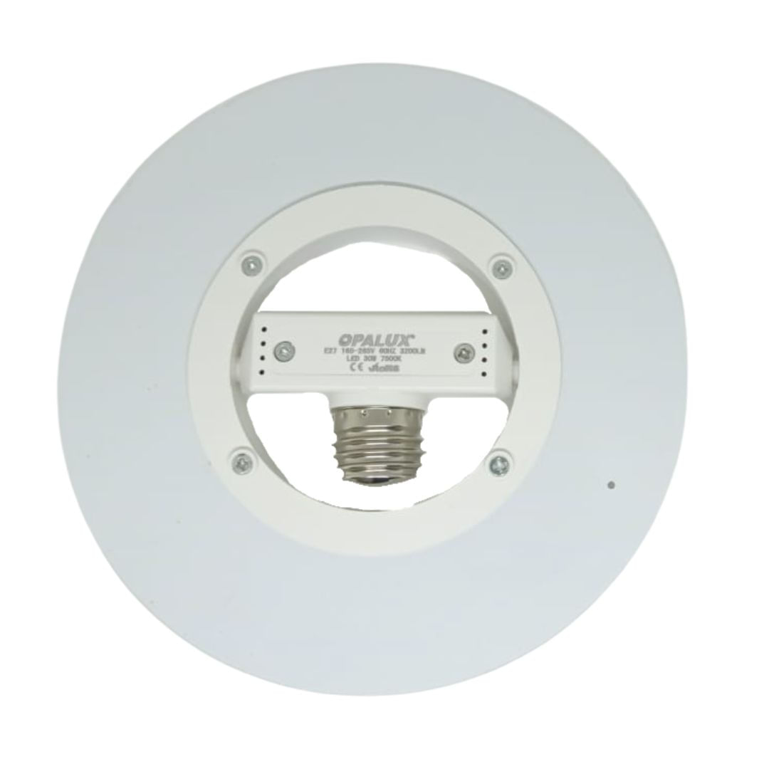 Luminaria Tipo Panel Circular Opalux Giratorio 180° 30w Luz Blanca Led ...