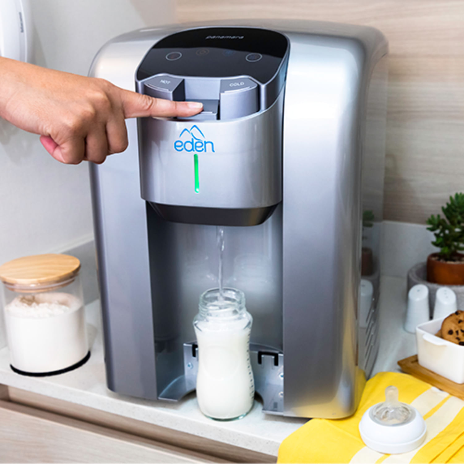 Dispensador De Agua Eléctrico Edén Agua Plateado - Real Plaza