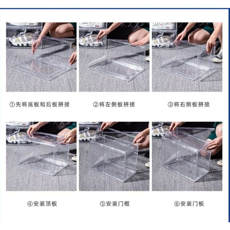 Caja para Zapatillas Zapatos Zapatera Apilable Premium CD500 ...