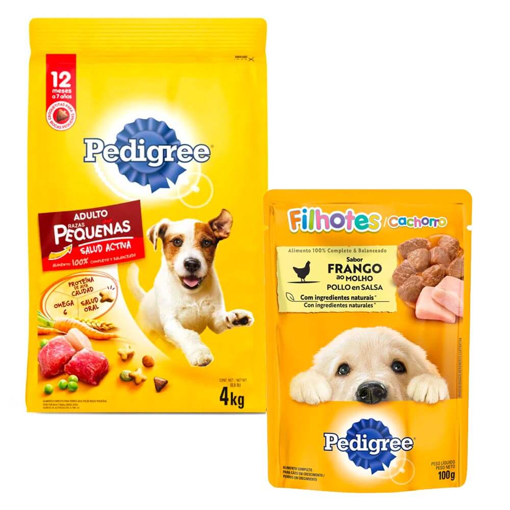 Pack Alimento para Perro Cachorro PEDIGREE Pouch Pouch Pollo Bolsa 100g ...
