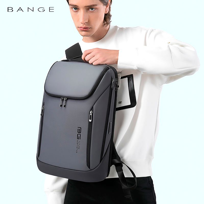 Mochila Hombre Bange 2517 Gris - Real Plaza