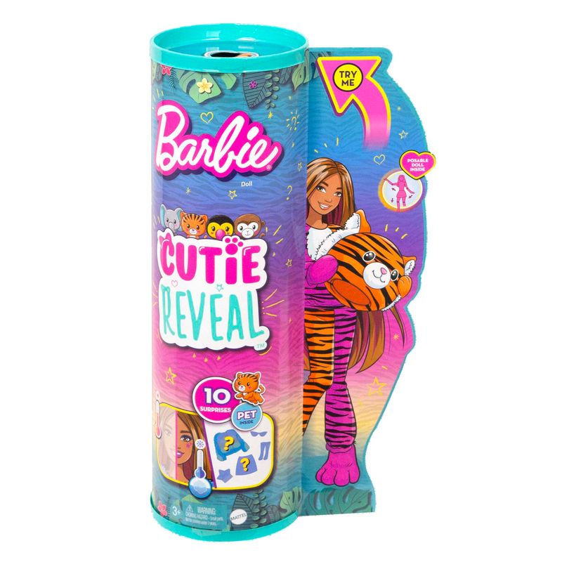 Muñeca Barbie Animales De La Selva Tigre - Real Plaza