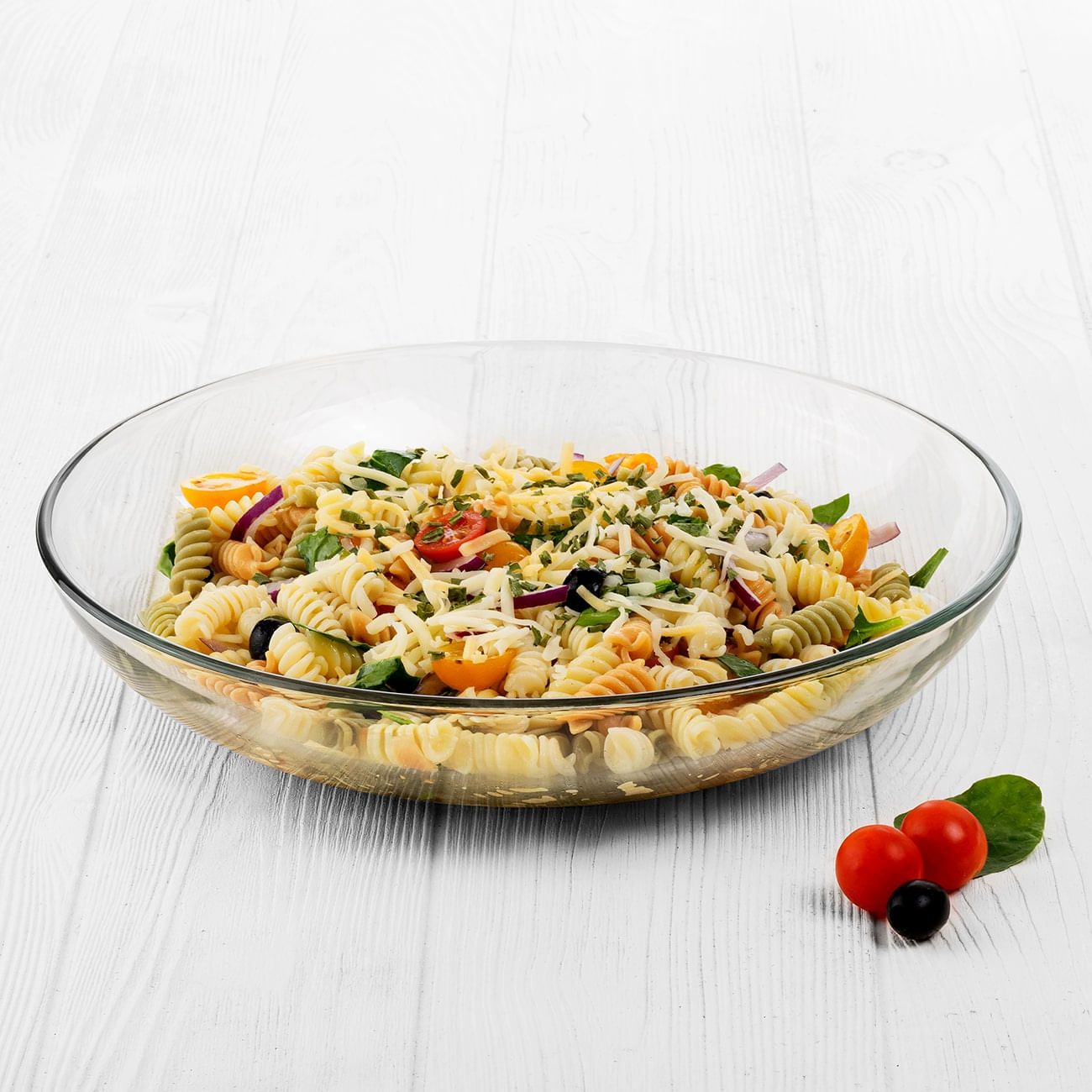 Tazón de Servir de Vidrio Libbey Selene 30.5 cm. x 6.2 cm - Real Plaza