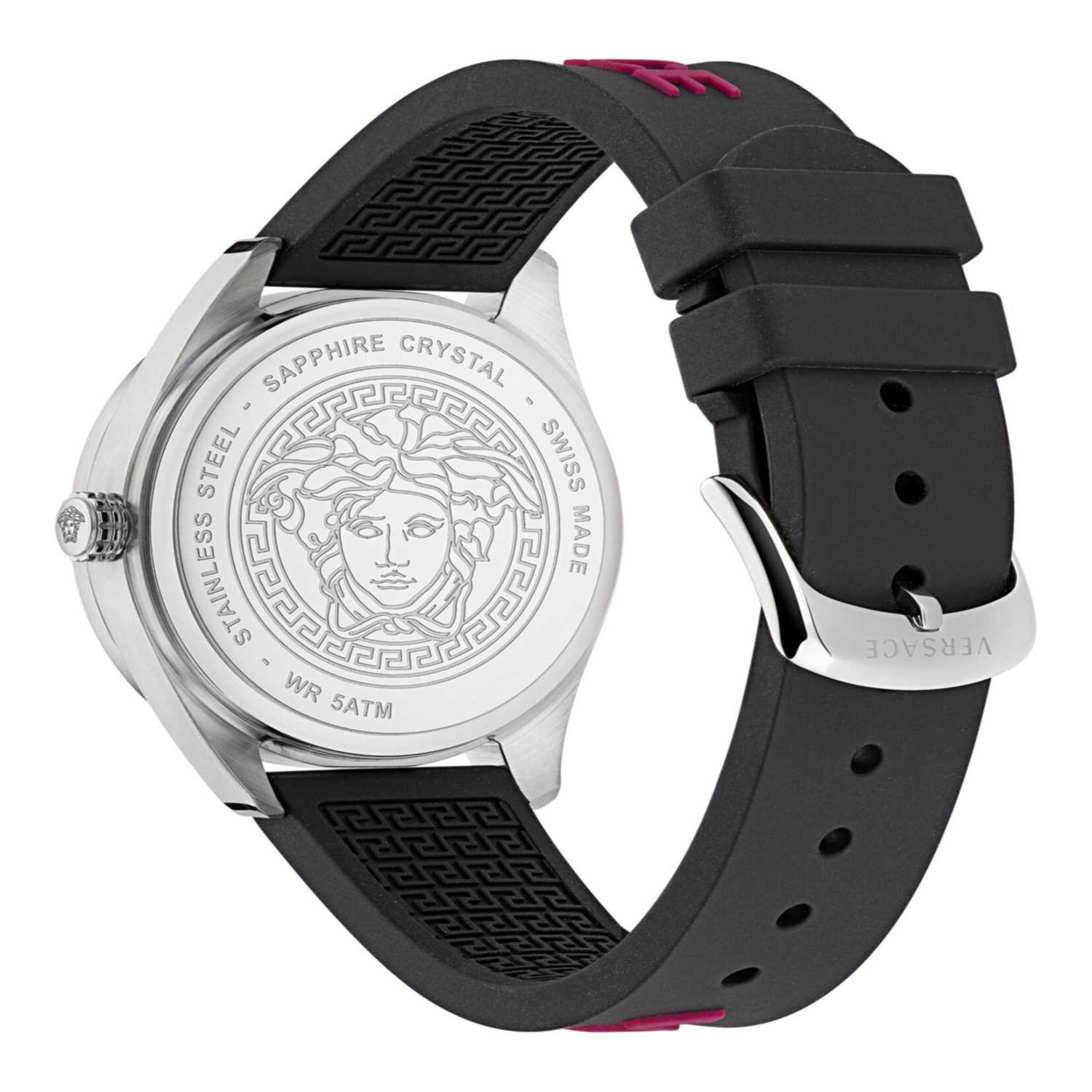 Reloj V-Vertical Ve3H00122 Versace para Hombre en Negro - Real Plaza