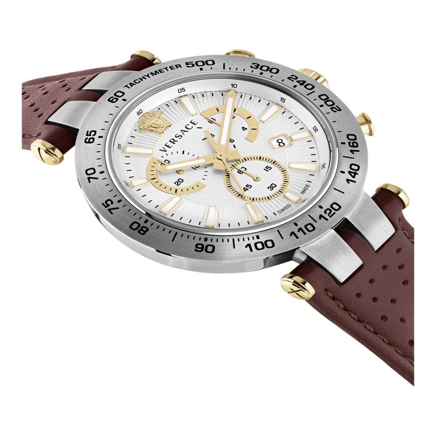 Reloj Bold Chrono Vejb00122 Versace para Hombre en Marrón - Real Plaza