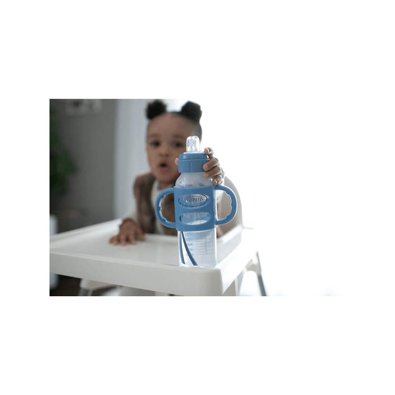 Biberón de Polipropileno Boca Estrecha con Boquilla con Asas 8oz color ...