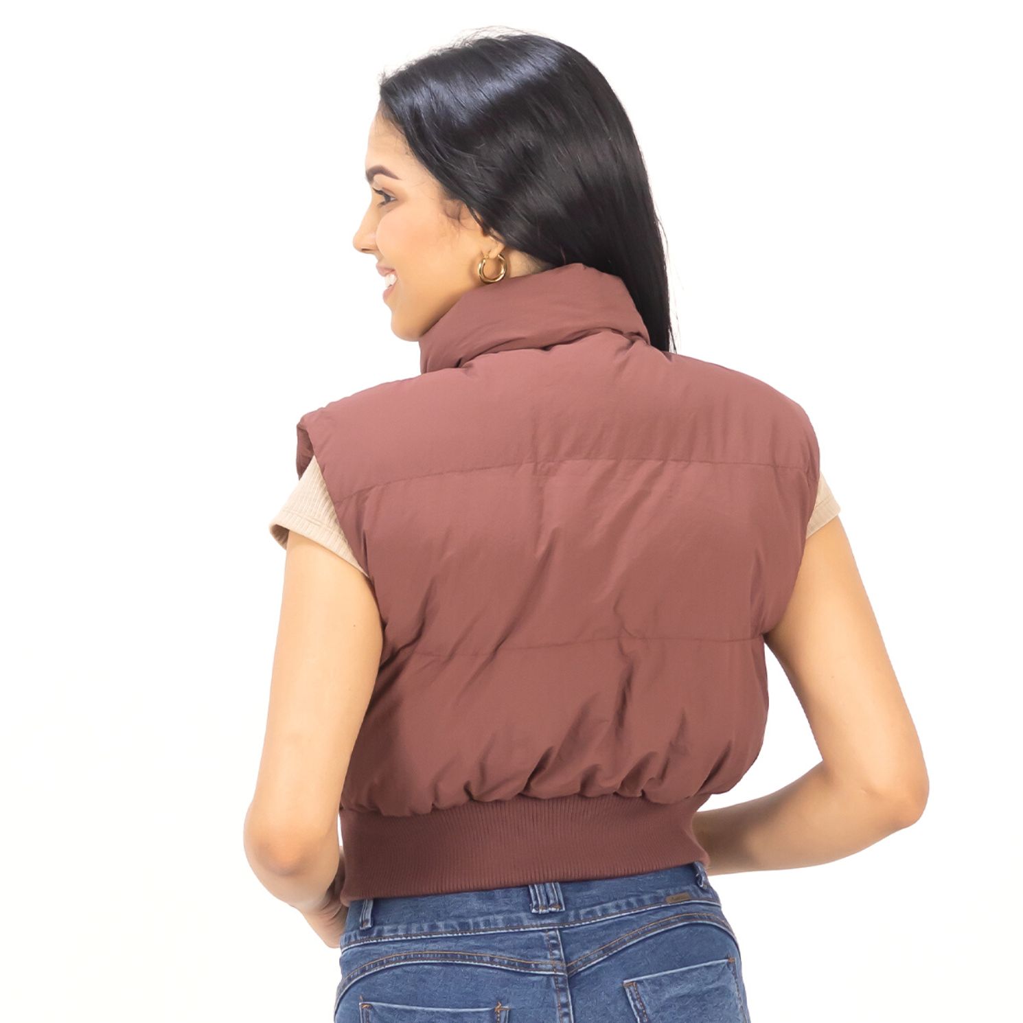 Chaleco Mujer Parada111 Hana Marr n - Real Plaza