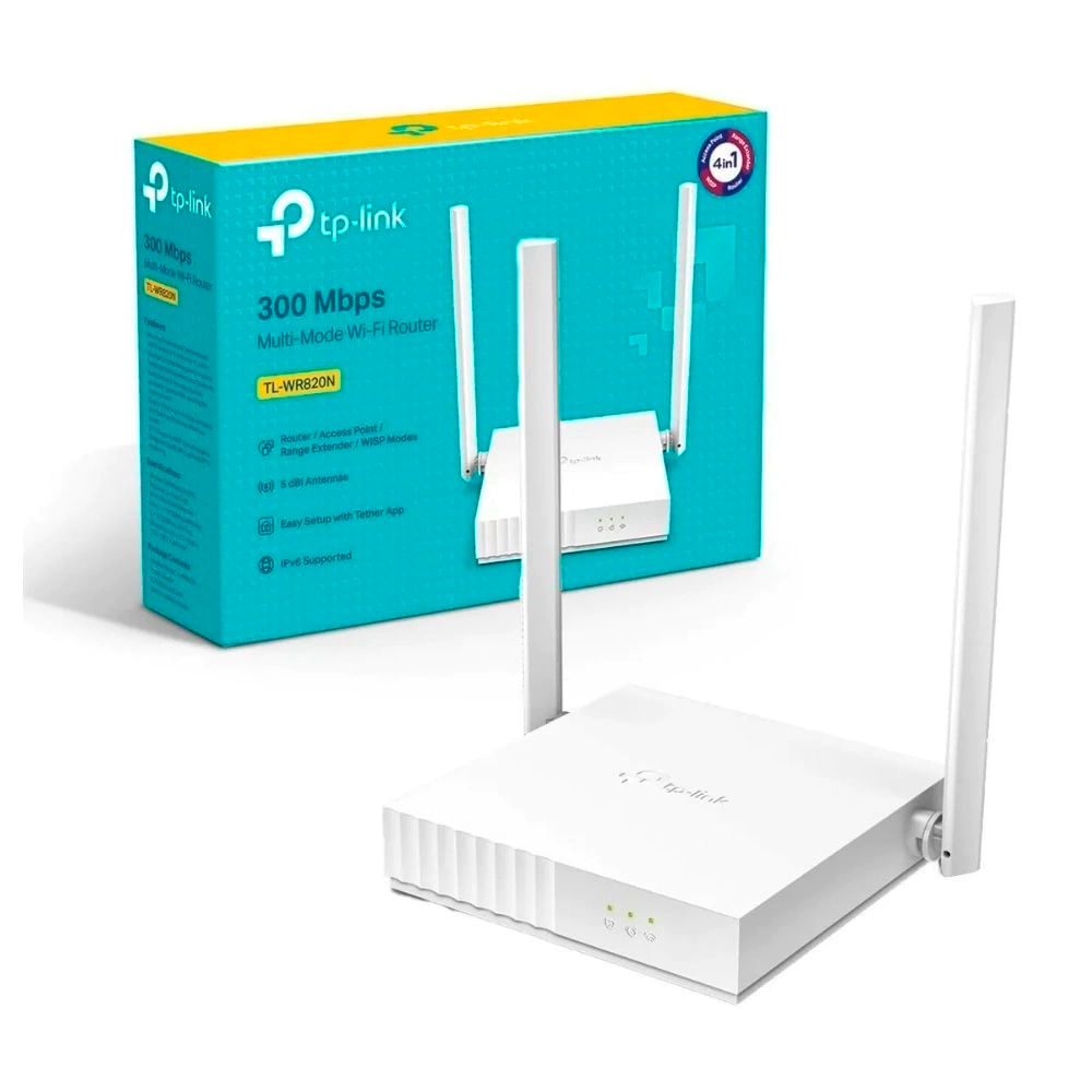 Router Inalambrico Multimodo Tp-Link Wr820n 300mbps Original - Real Plaza