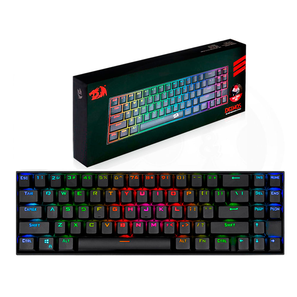 Teclado Mecanico Redragon Inalambrico Rgb 70% Deimos K599-Krs Original ...